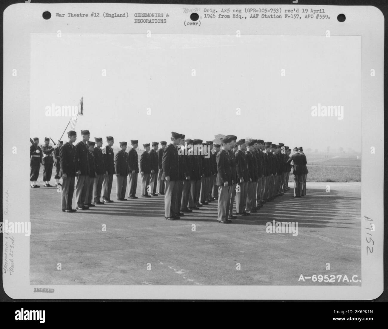 Medal Presentation Ceremony At A 353Rd Fighter Group Base In England On ...