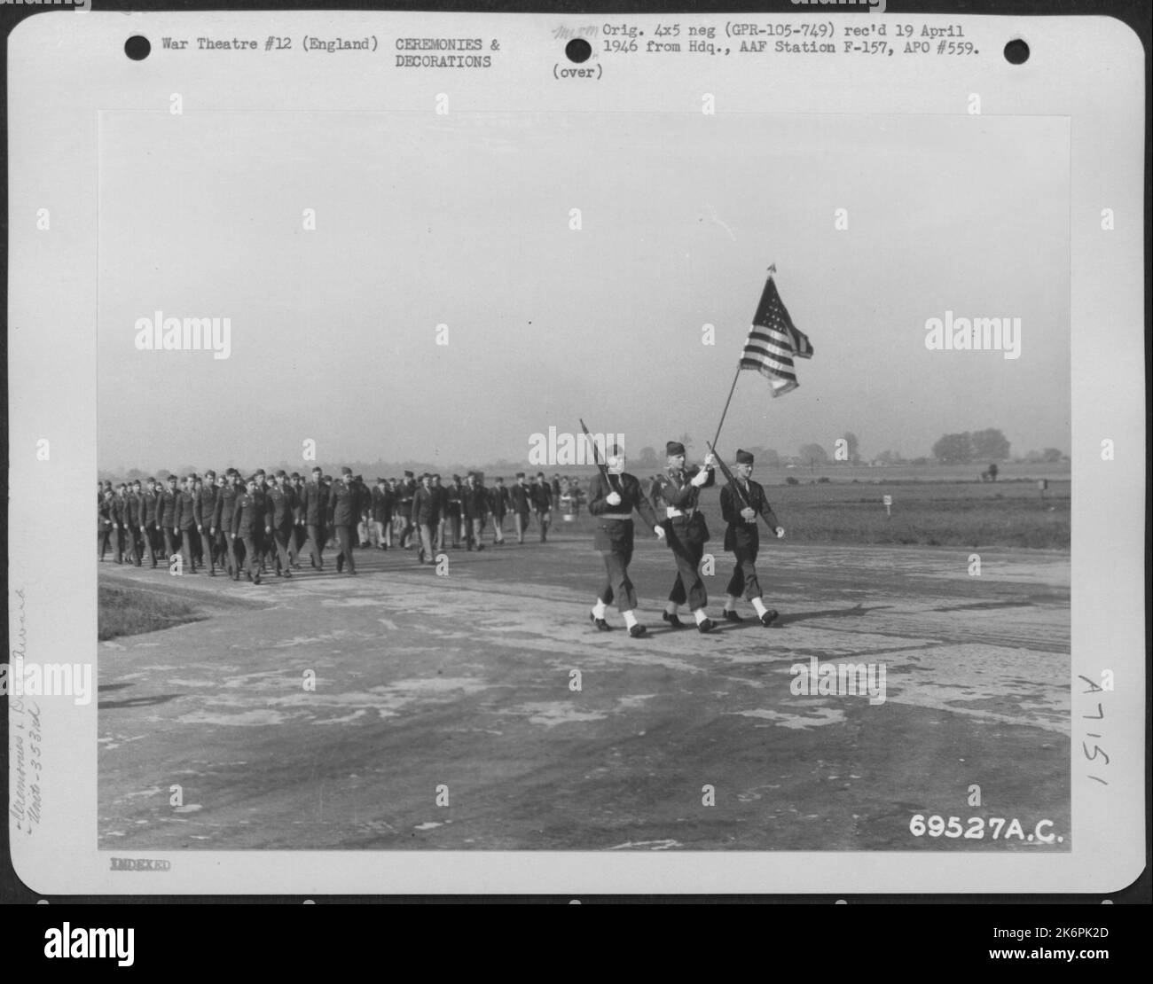 Medal Presentation Ceremony At A 353Rd Fighter Group Base In England On ...