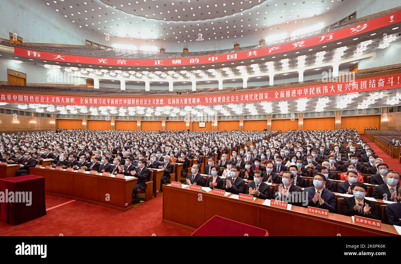 Beijing, China. 15th Oct, 2022. A preparatory meeting for the 20th ...
