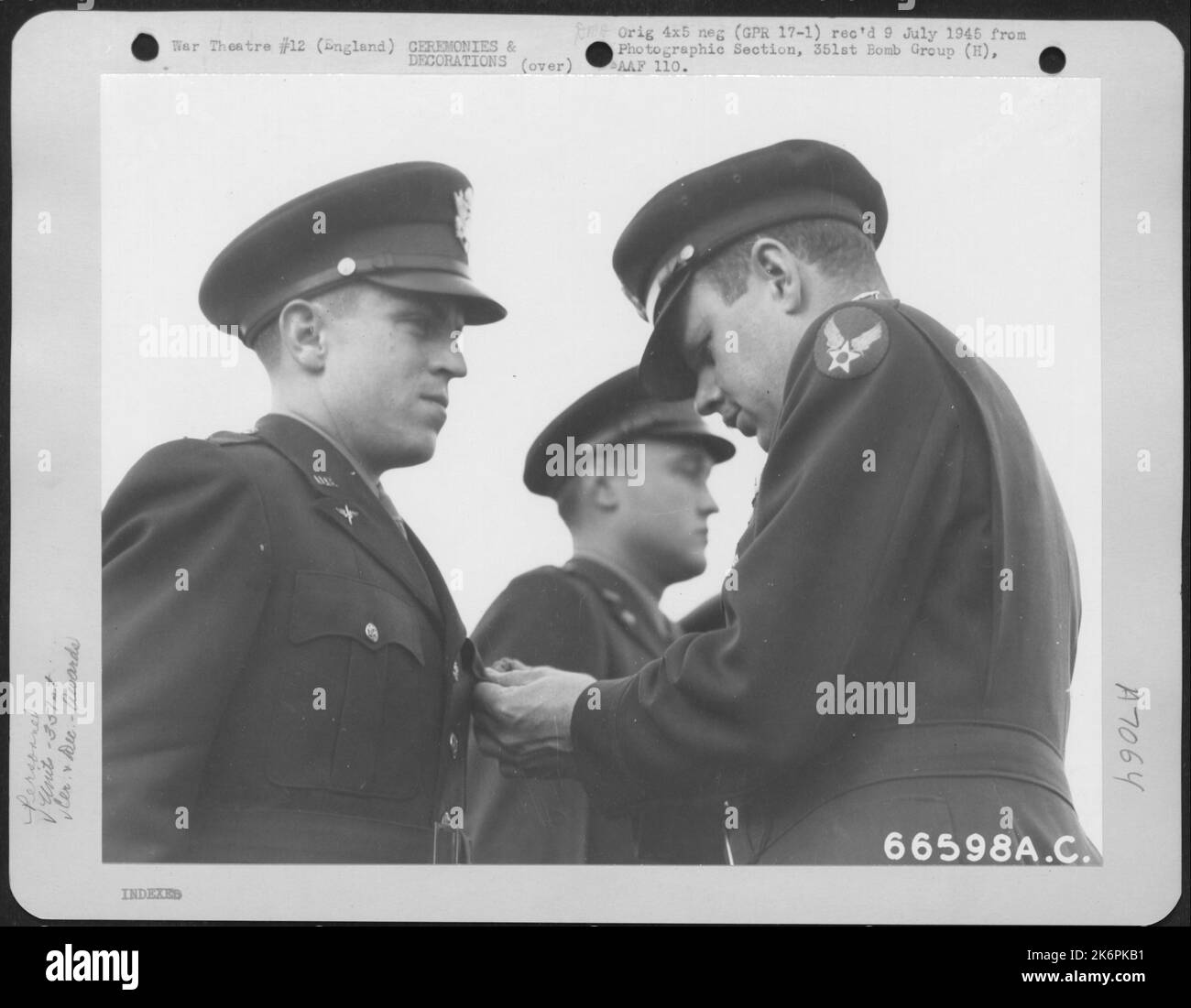 Lt. Taylor Is Presented The Air Medal During A 351St Bomb Group ...
