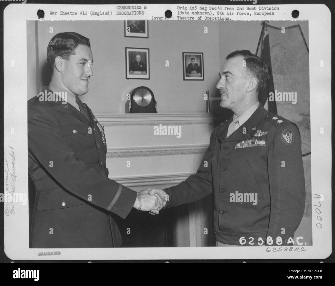 Major General William E. Kepner Congratulates Capt. Hyatt After ...