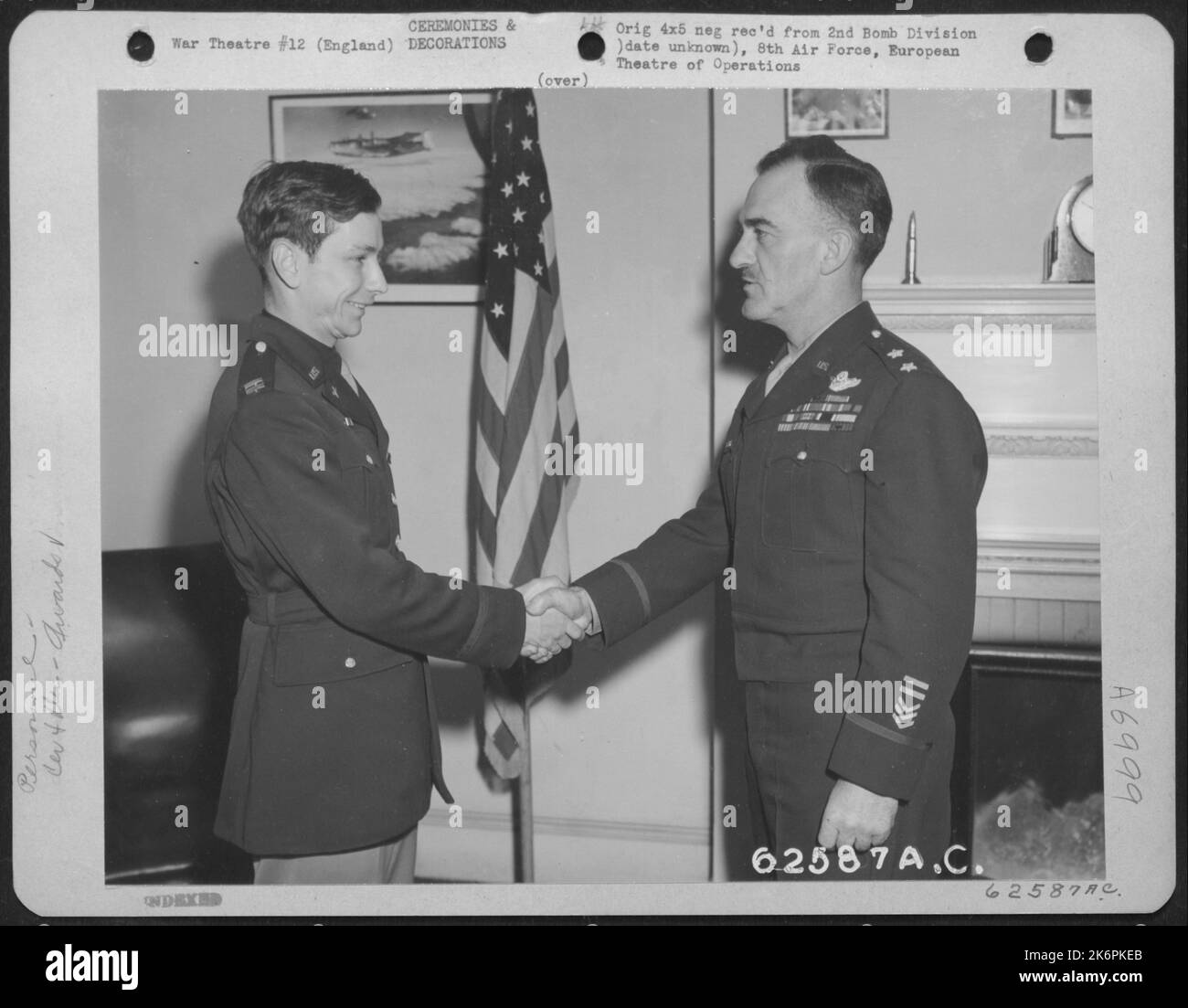 Major General William E. Kepner Congratulates Capt. Hyatt After ...