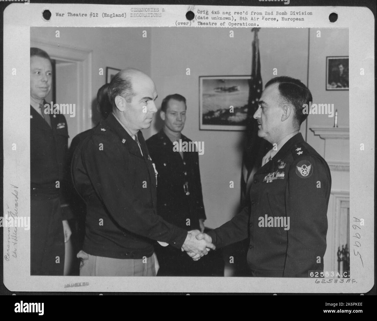 Presentation Of Medal To Brigadier General Francis H. Griswold By Major ...