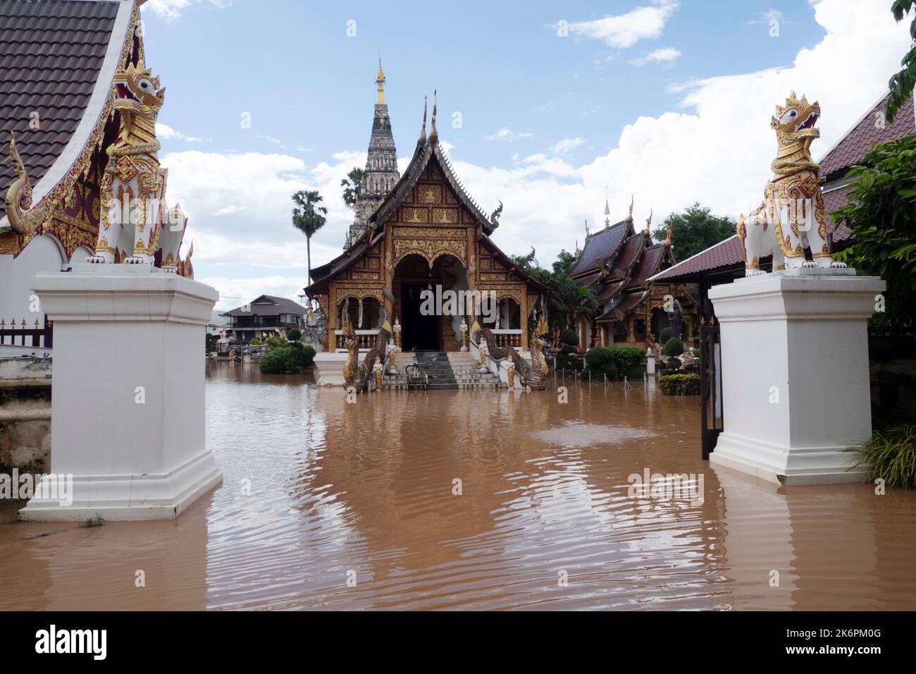 CHIANG MAI, Thailand – 5 October, 2022 : Wiang Kum Kham Flooding in ...