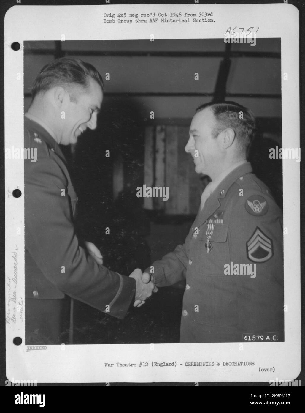 Brig. General Robert Travis Congratulates S/Sgt Ferguson After ...