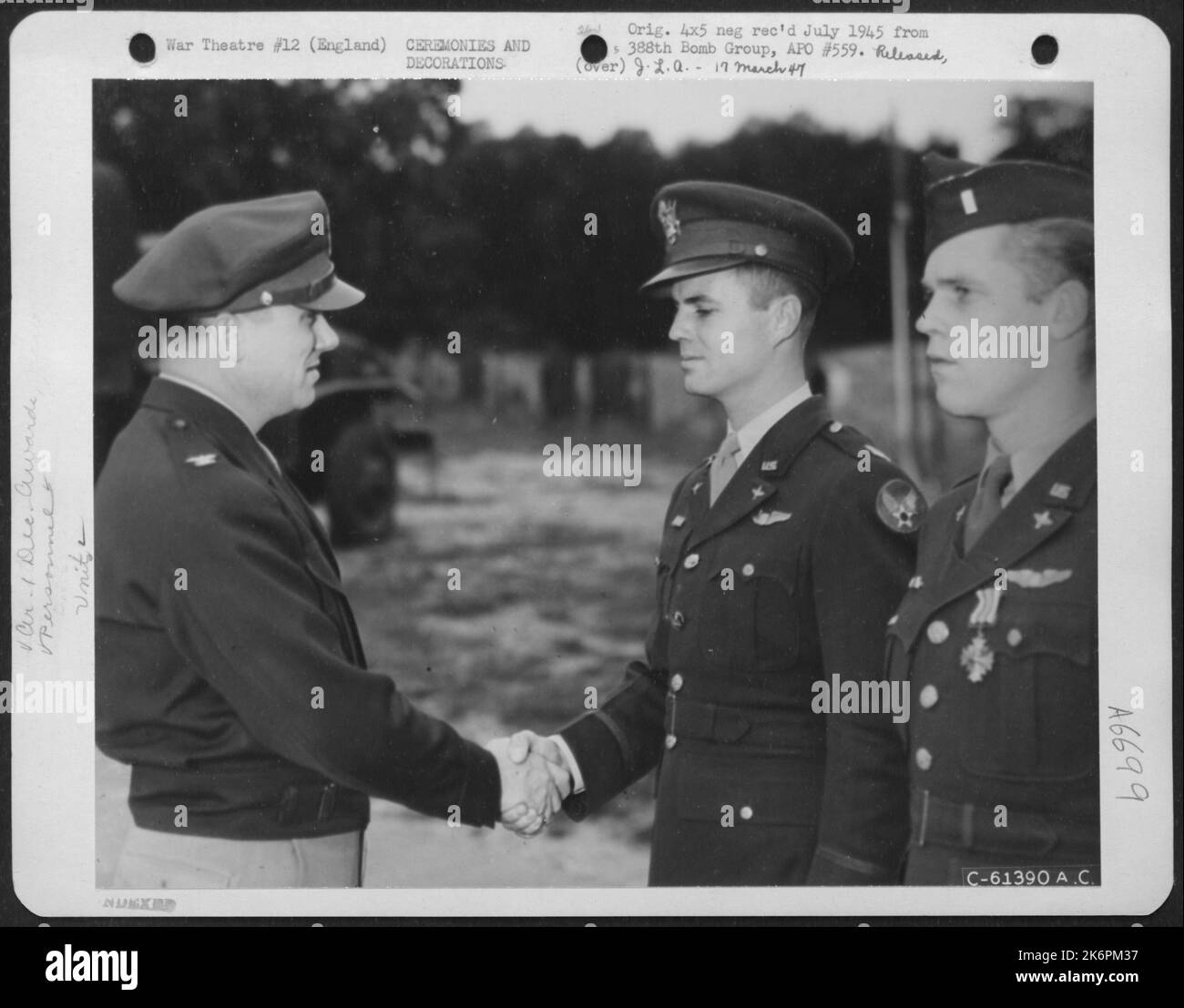 Colonel Archie J. Old, Jr., Of Atlanta, Texas, Congratulates Capt ...