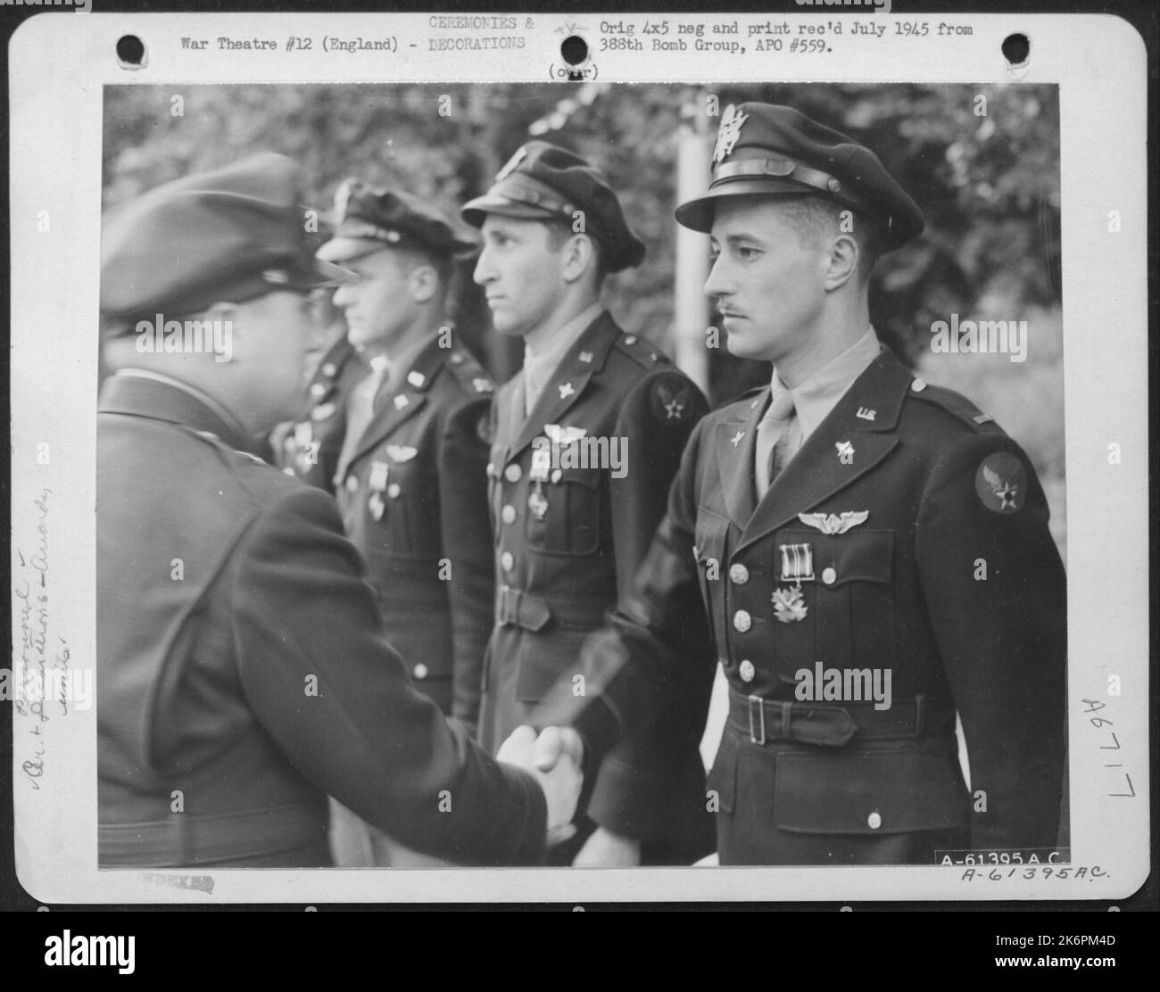 Brig. Gen. Archie J. Old, Jr., Congratulates 1St Lt. Carl J. Guerrin ...