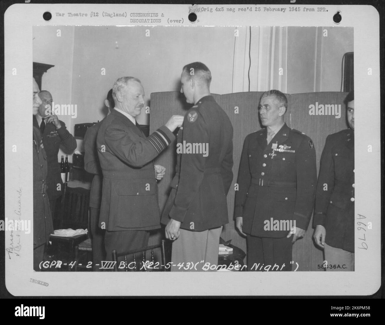 Brig. General Curtis E. Lemay, Brig. General Frank A. Armstrong And An ...
