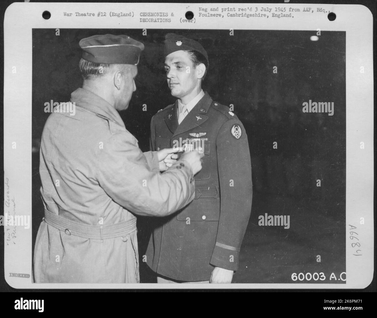 Lt. Colonel Scruggs Receives The Distinguished Flying Cross In England ...