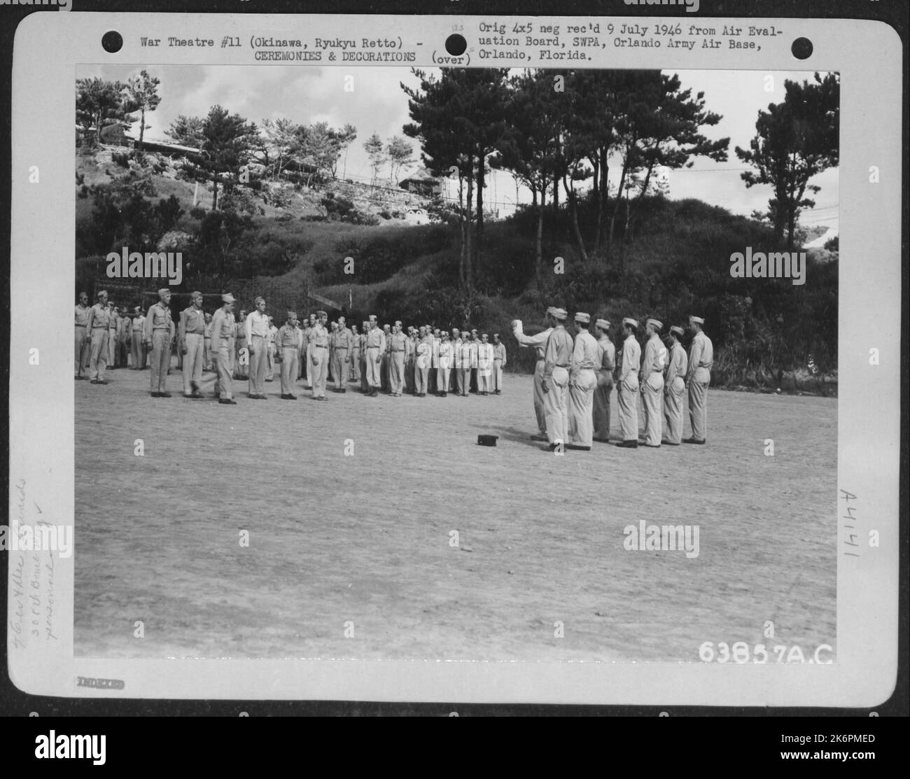 Decoration Ceremony At The 308Th Bomb Wing. Lt. Colonel Herring Is ...