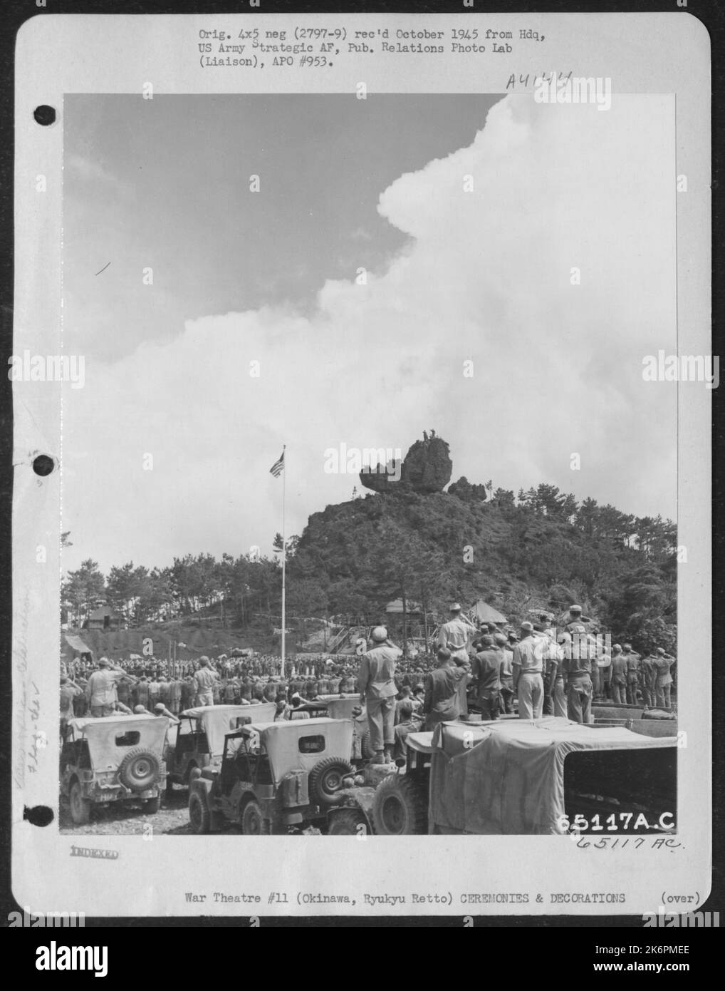 A Flag Raising Ceremony On 22 June 1945 Announced Officially That ...