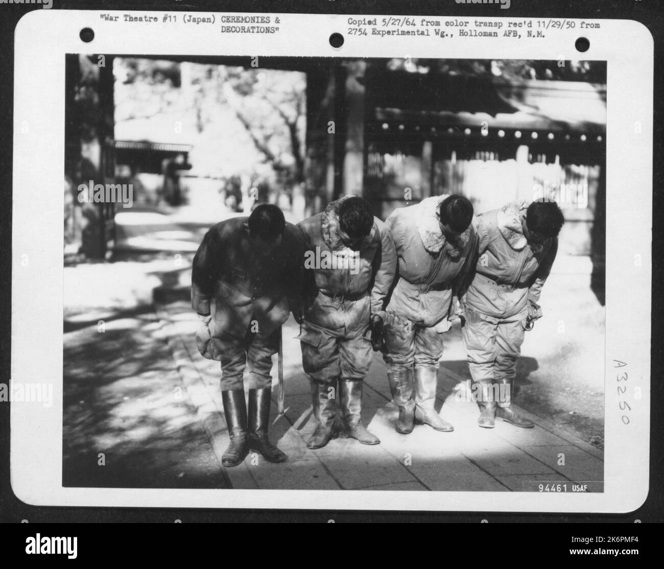 Kamikaze Pilots At Shrine. This Scene Is From A Production Sequence Re ...
