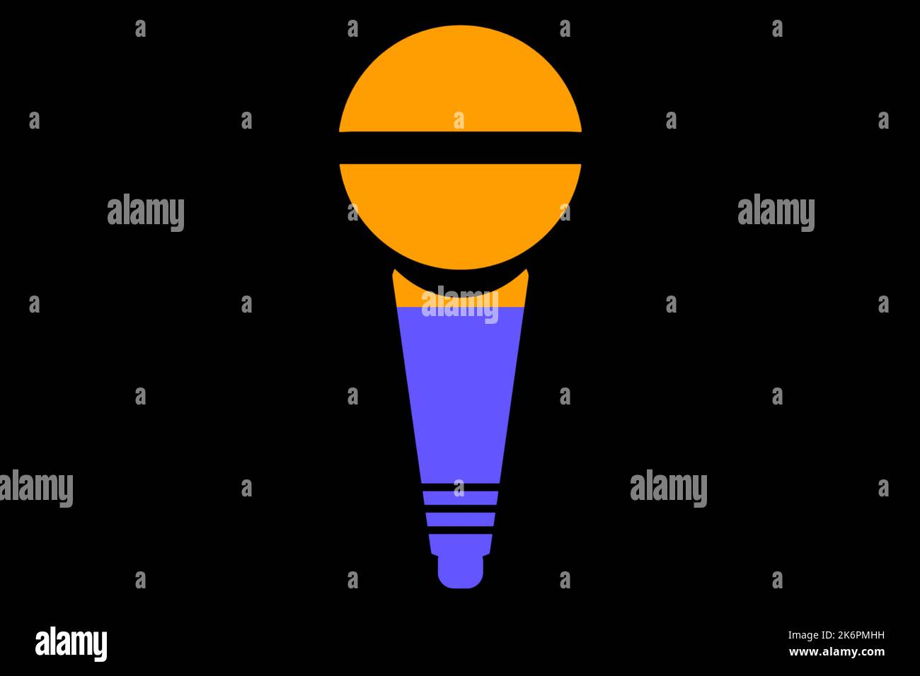 Microphone icon designed hi-res stock photography and images - Alamy
