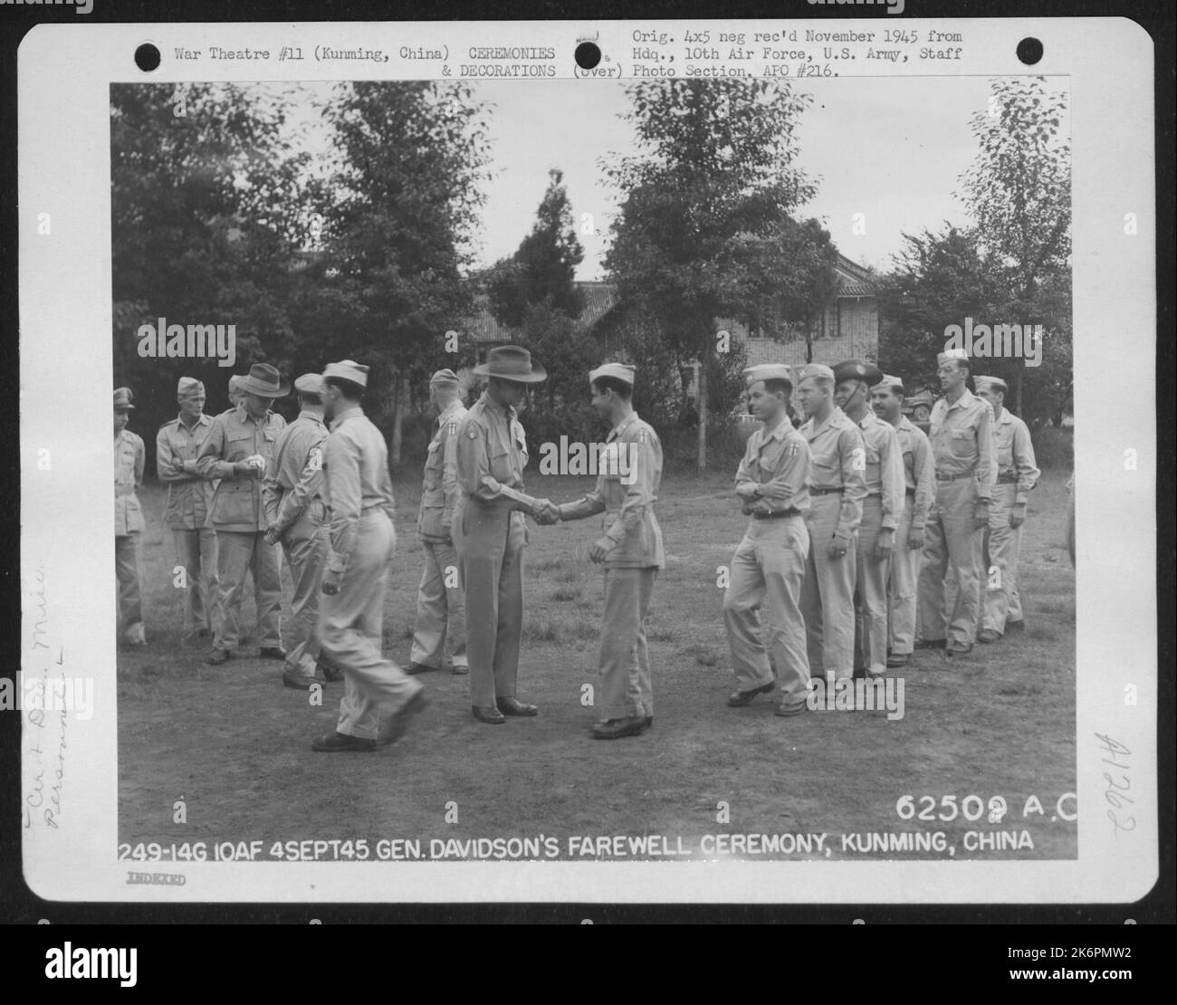 Personnel Of The 10Th Air Force Bid Farewell To Major General Howard C ...