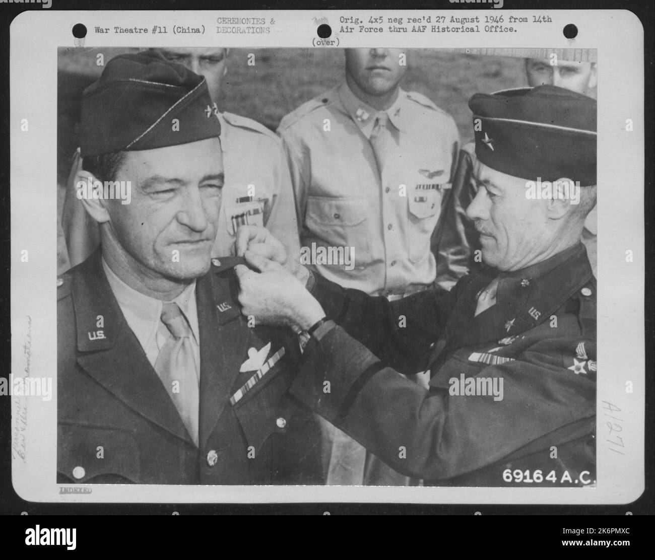 General Chennault Receives A Promotion. Here, Brig. General Edgar E ...