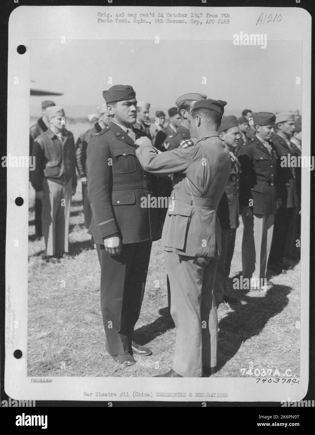 Lt. Colonel Herbert Morgan, Jr. Is Presented The Air Medal And Oak Leaf ...