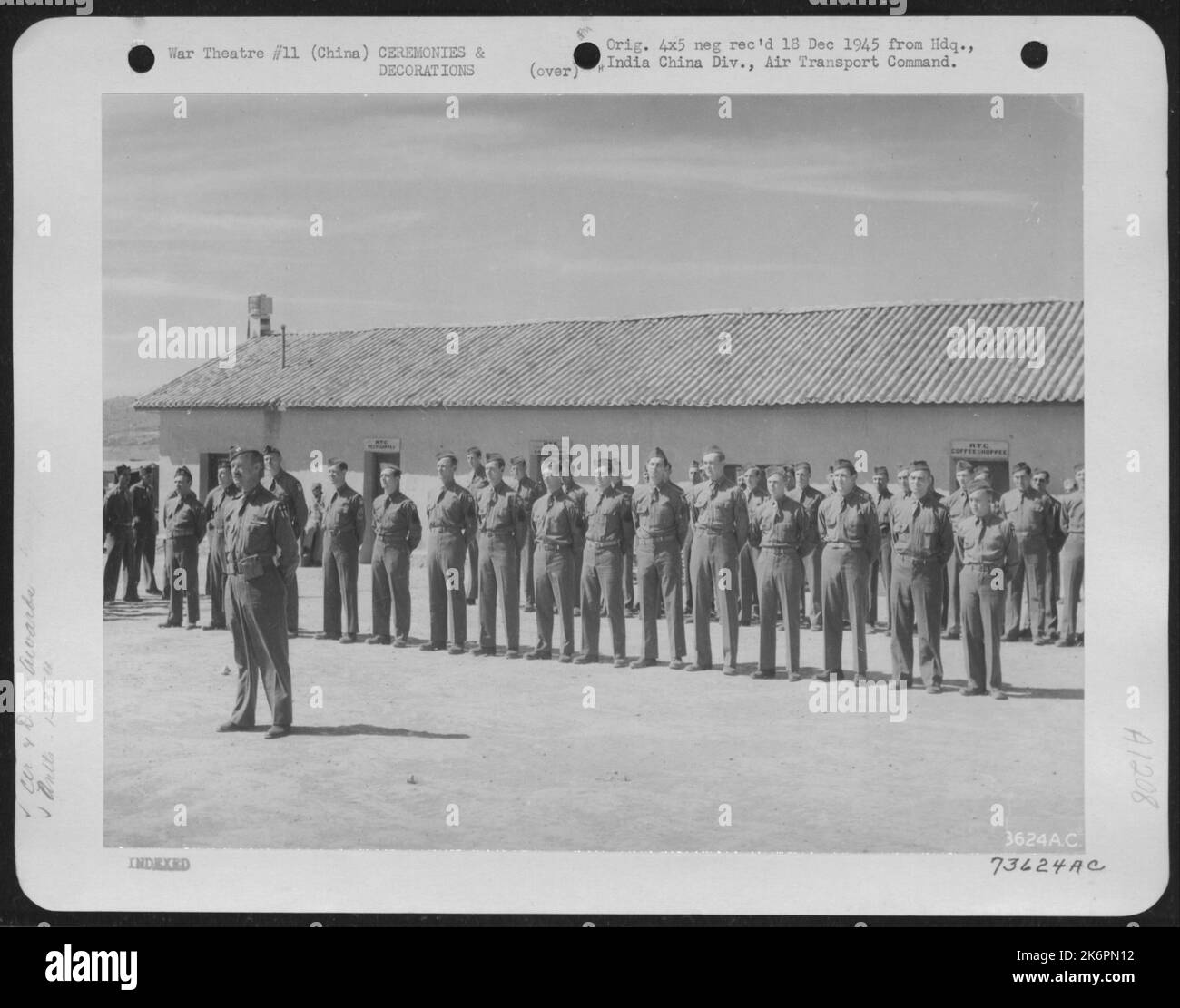 Members Of Station 12, India China Wing, Air Transport Command, Stand ...