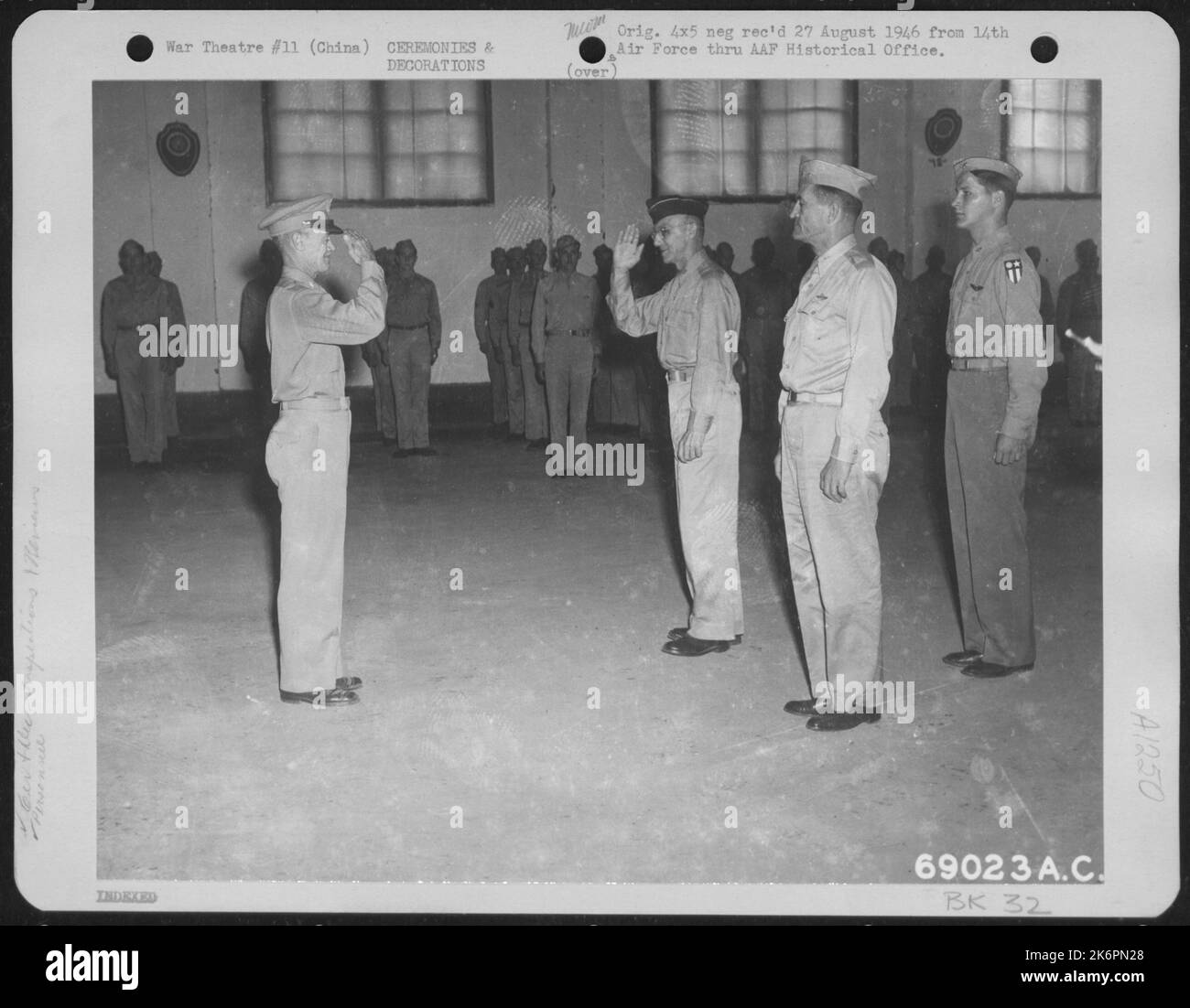 Lt. General Joseph Stilwell Returns Brig. General Edgar E. Glenn's ...