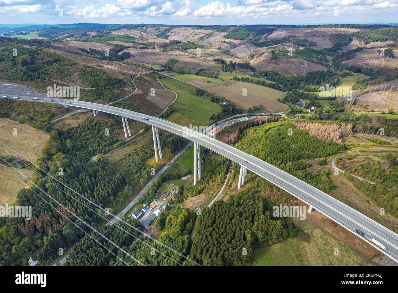 Freeway a46 viaduct hi-res stock photography and images - Alamy
