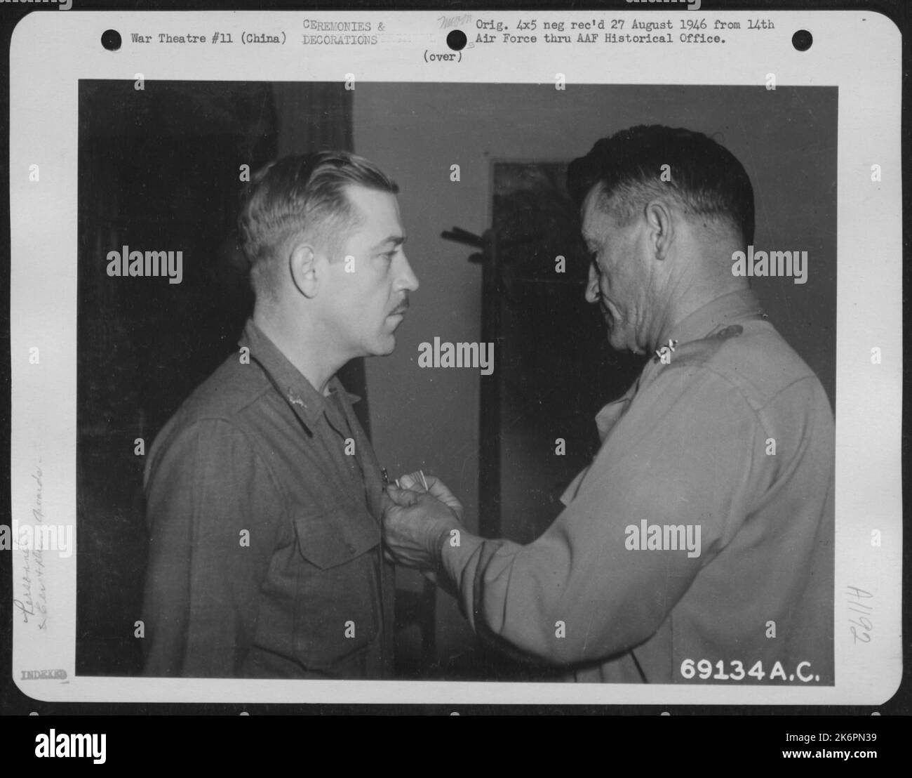 Headquarters, Fourteenth Air Force, China -- Colonel Louis R. Hughes ...