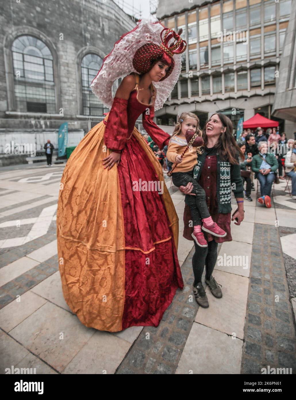 London UK 15 Oct 2022 The Golden Key Circus The Fair of Topsy Turvy ...