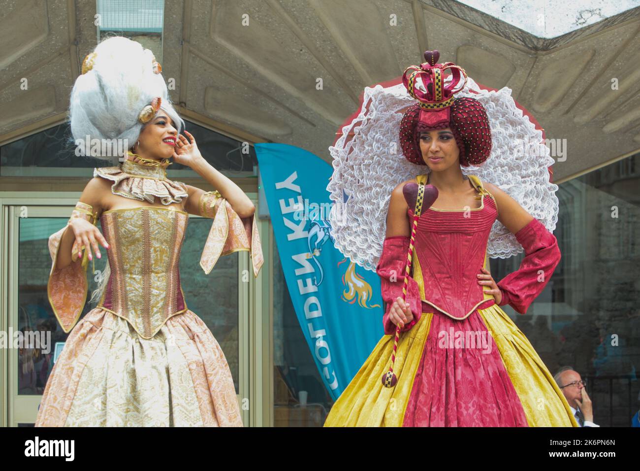 London UK 15 Oct 2022 The Golden Key Circus The Fair of Topsy Turvy ...