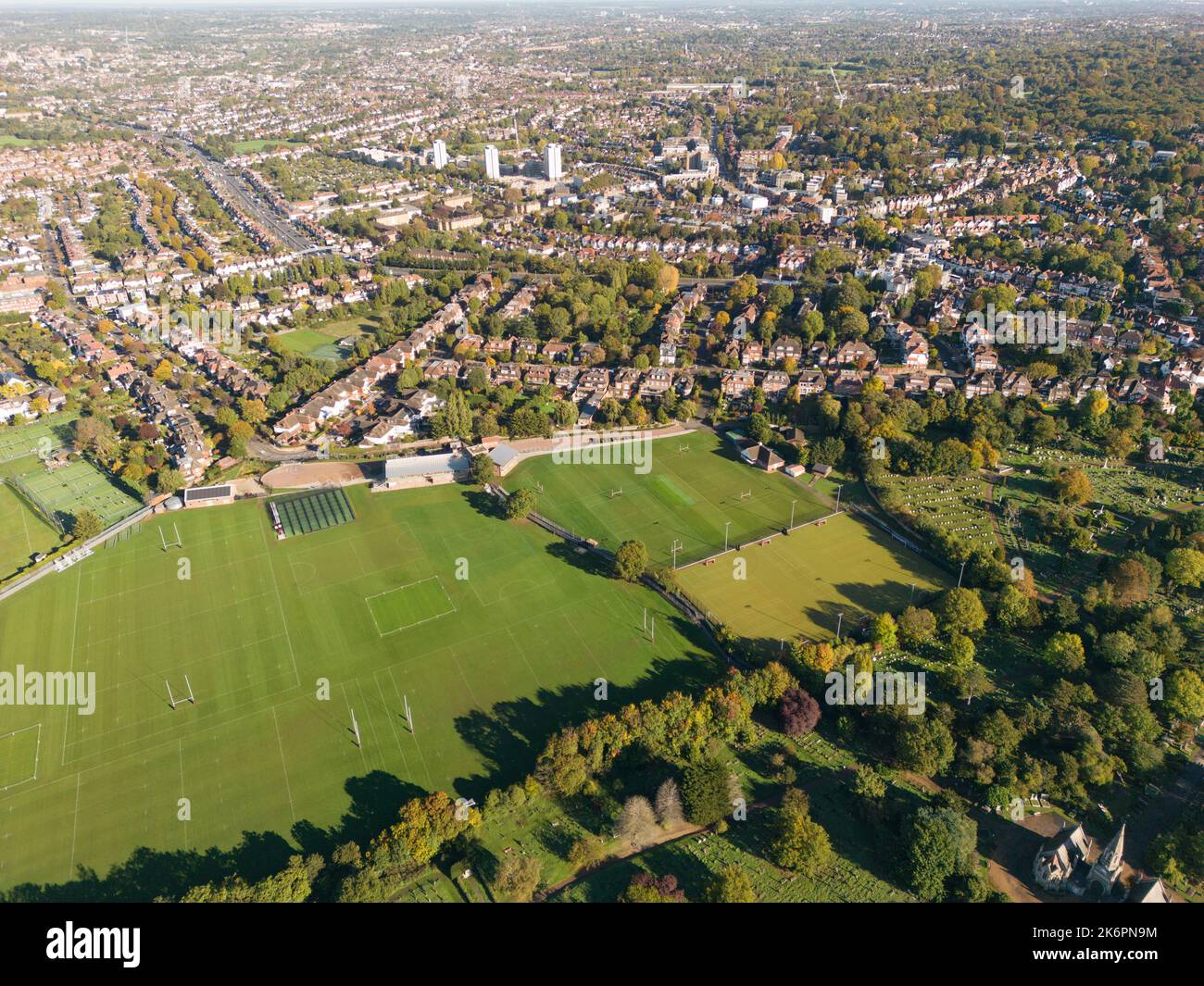 University College School UCS Sports Fields Stock Photo - Alamy