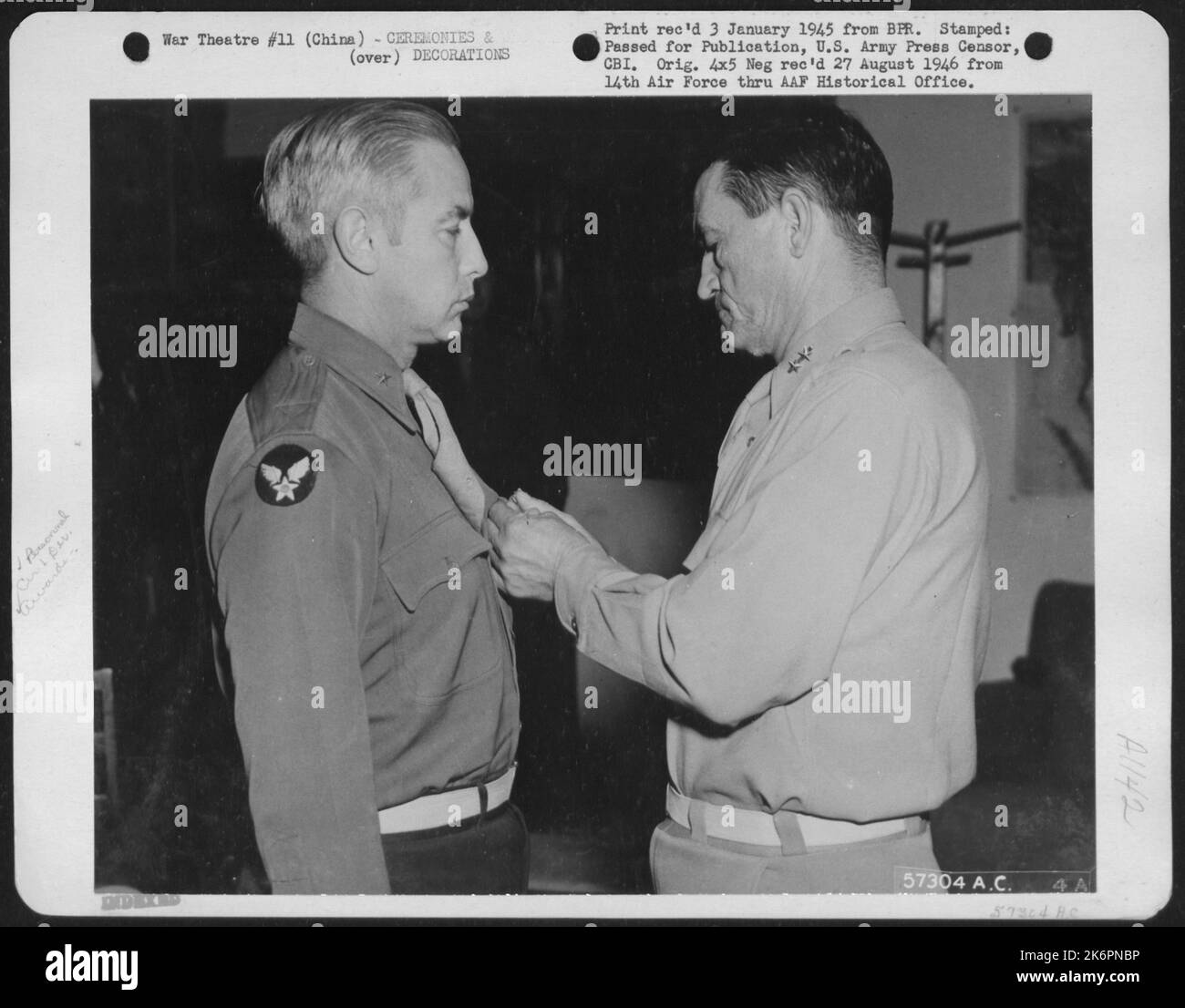 Brig. General Russell E. Randall Of Merrick, N.Y., Is Shown Being ...
