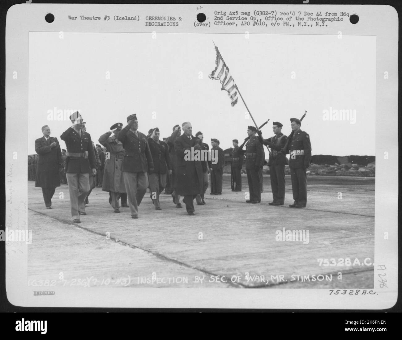 Secretary of war inspection hi-res stock photography and images - Alamy