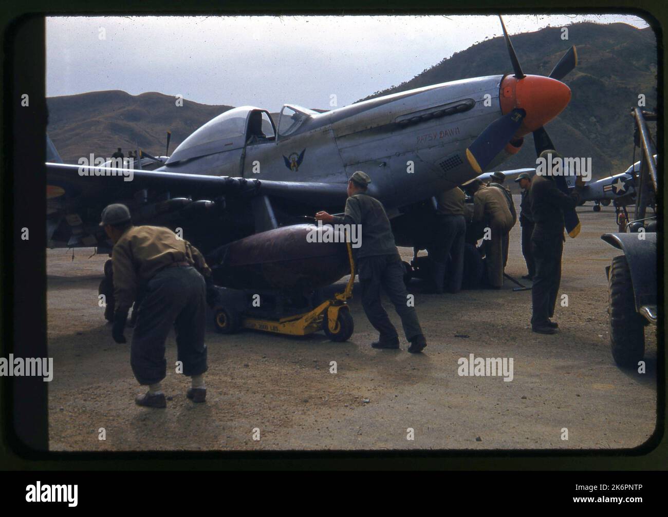 One-quarter right side view of a North American Mustang Mk. IVA 'Patsy ...