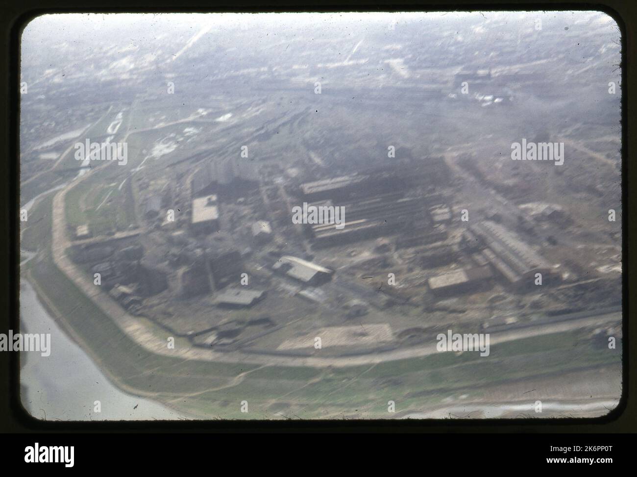 Industrial area warehouses transportation infrastructure hi-res stock ...