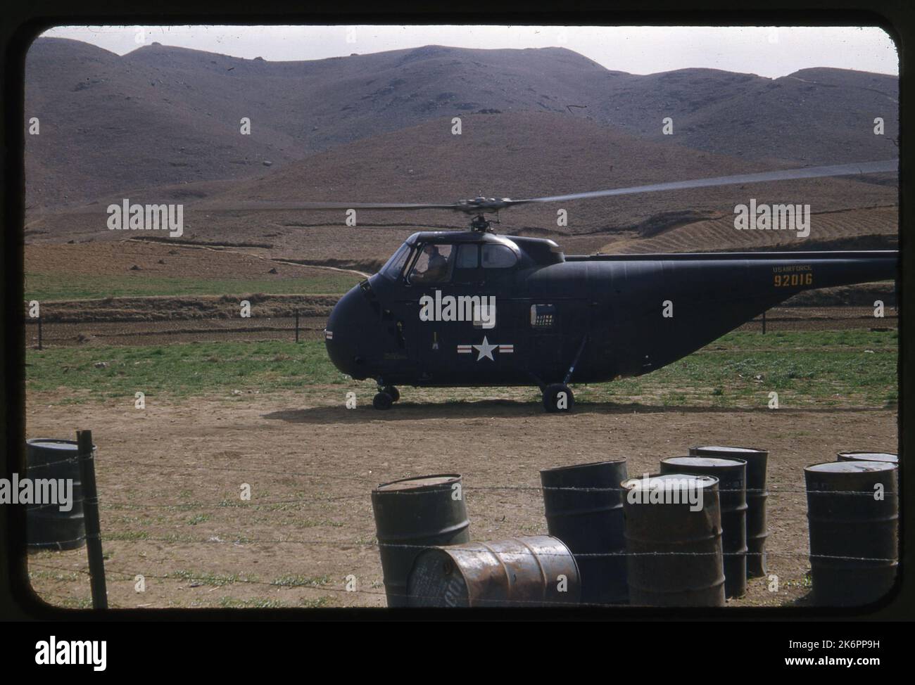 Left side view of a Sikorsky H-19 Chickasaw (s/n 49-2016) on ground ...