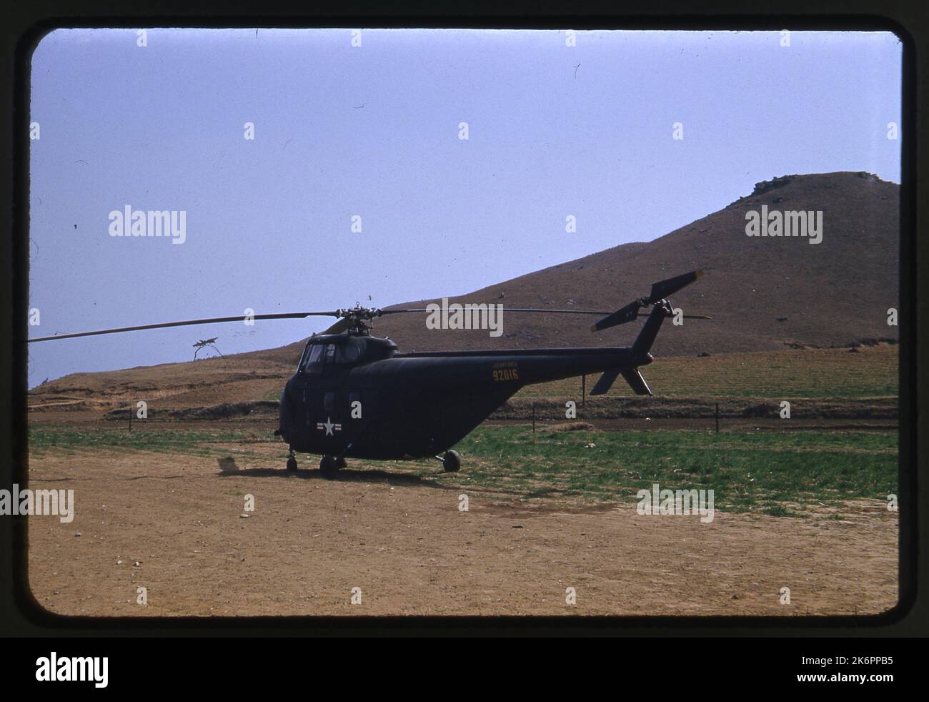 Three-quarter left rear view of a Sikorsky H-19 Chickasaw (s/n 49-2016 ...