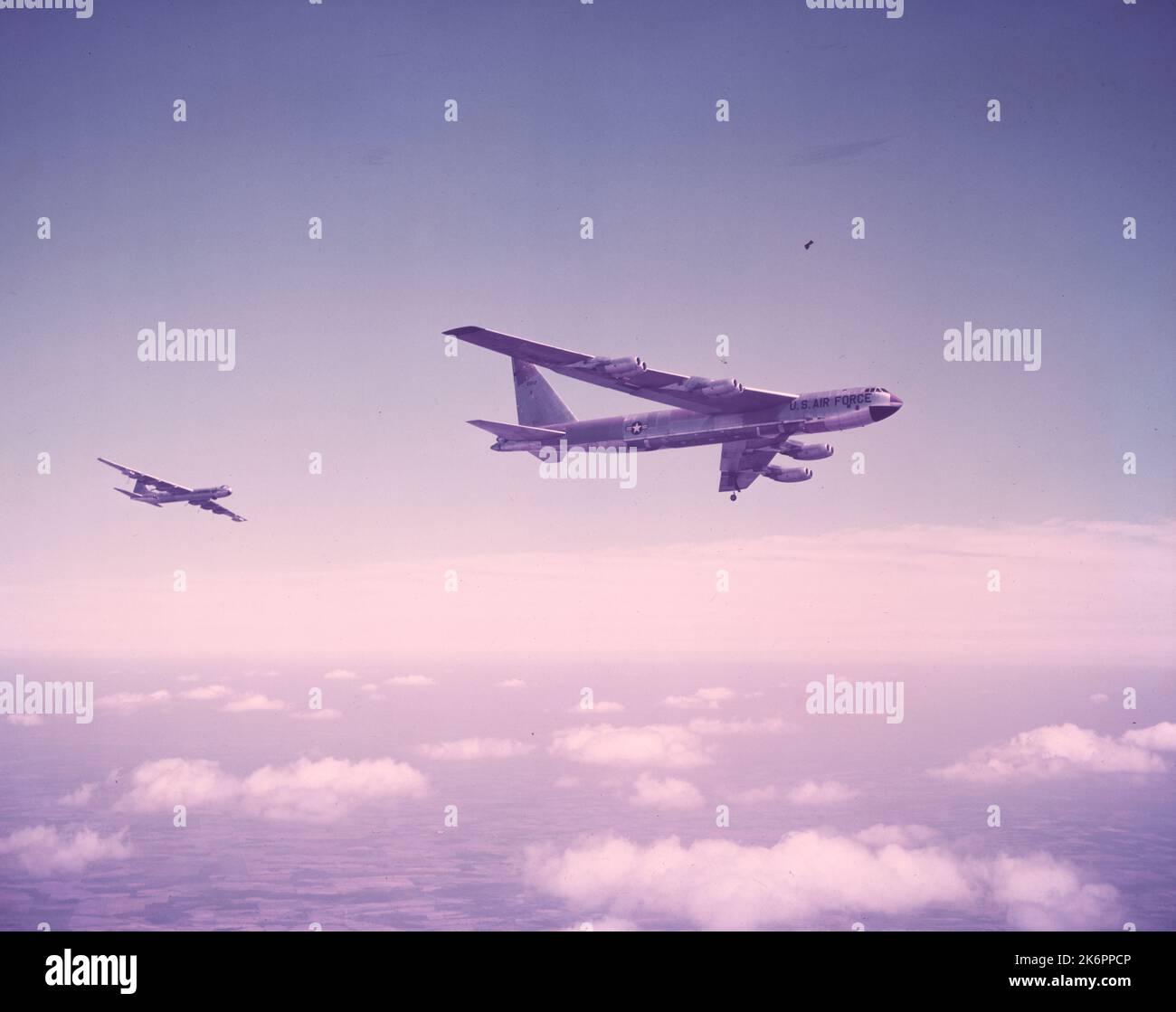 Eglin Air Force Base…Boeing B-52 and Consolidated Vultee B-36 in Flight ...