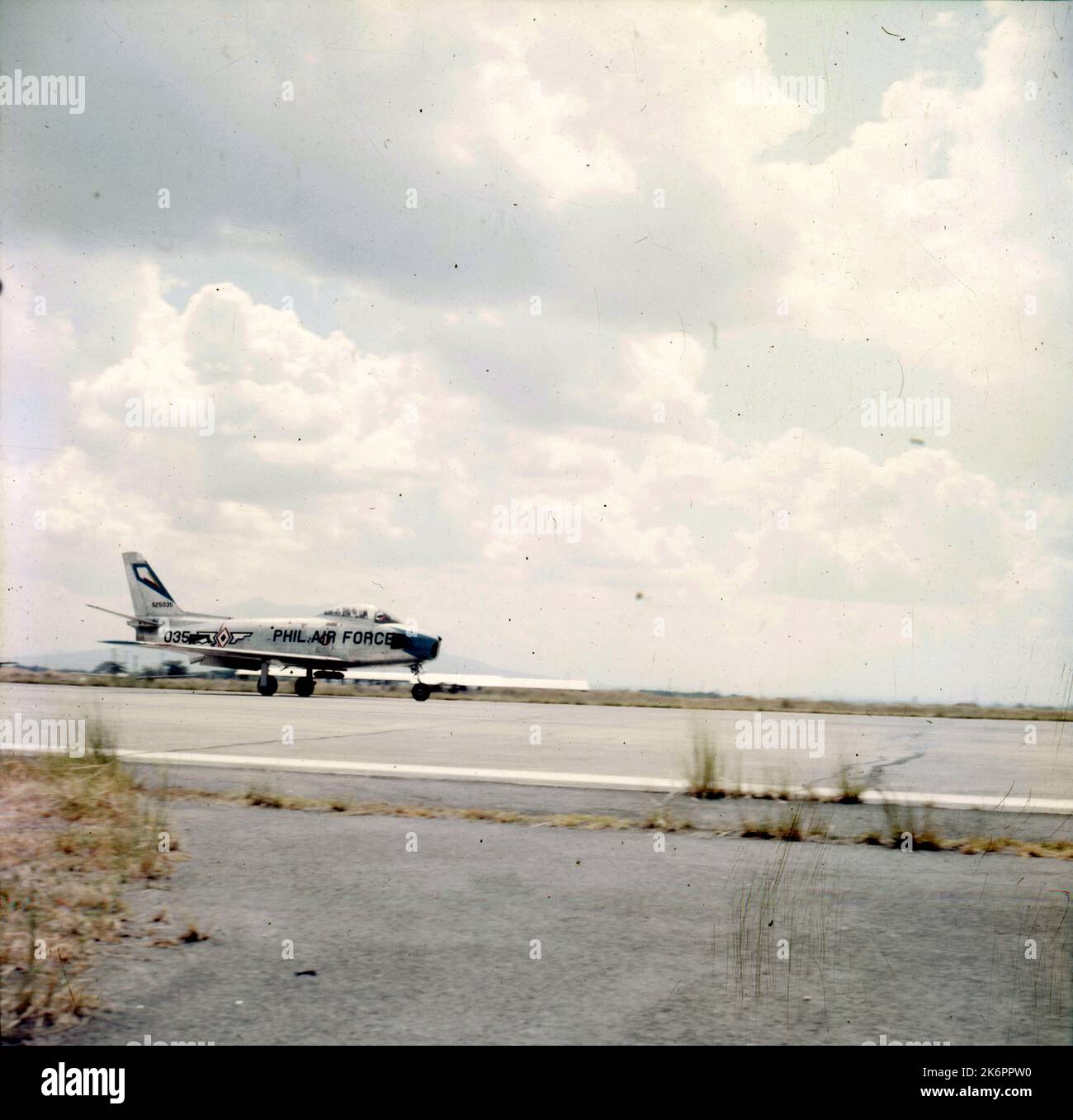 F-86 of the Philippine Air Force at Clark Air Base. F-86 of the ...