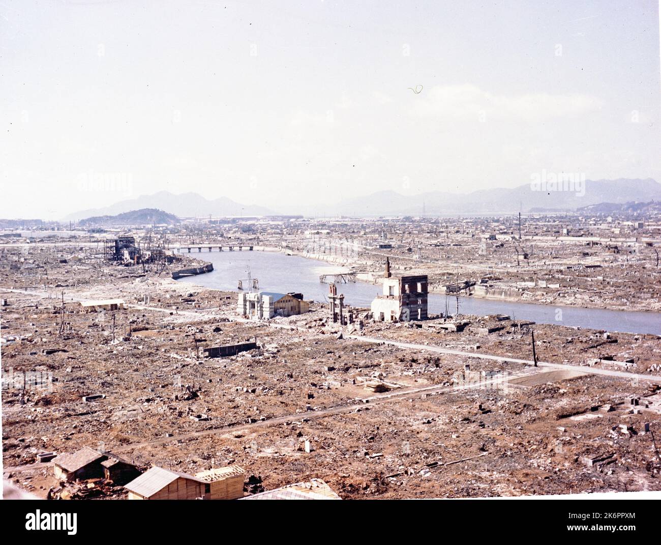 Photograph of Hiroshima After Atomic Bombing. Photograph of Hiroshima ...