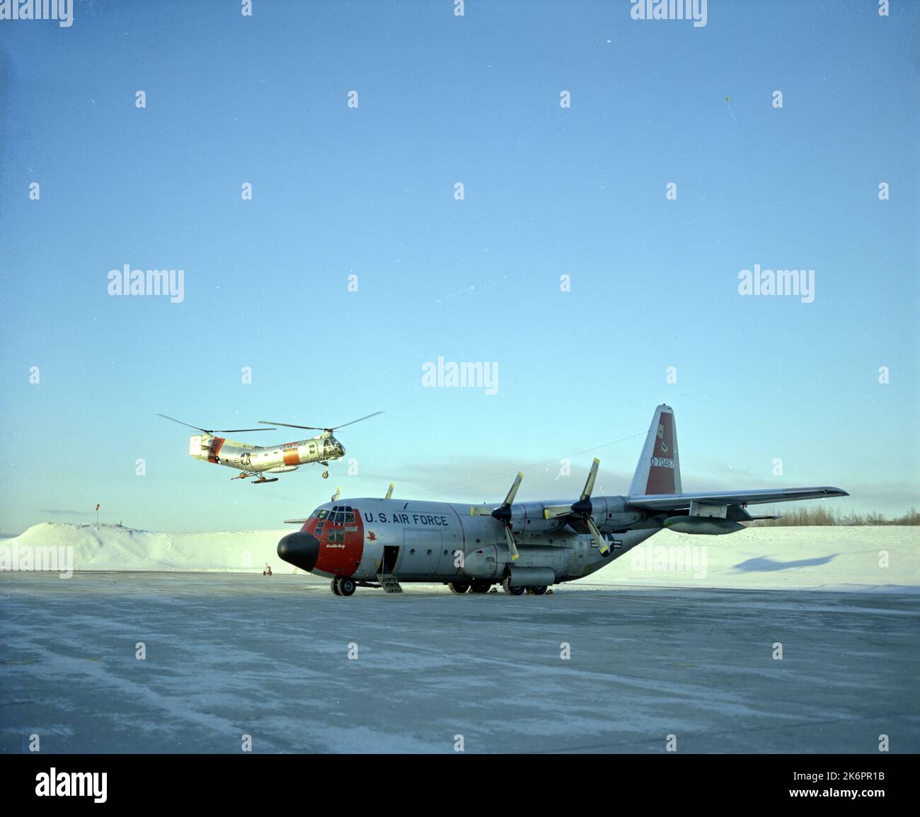 Left Side View of an Alaskan Air Command HC-130P Hercules. Left Side ...