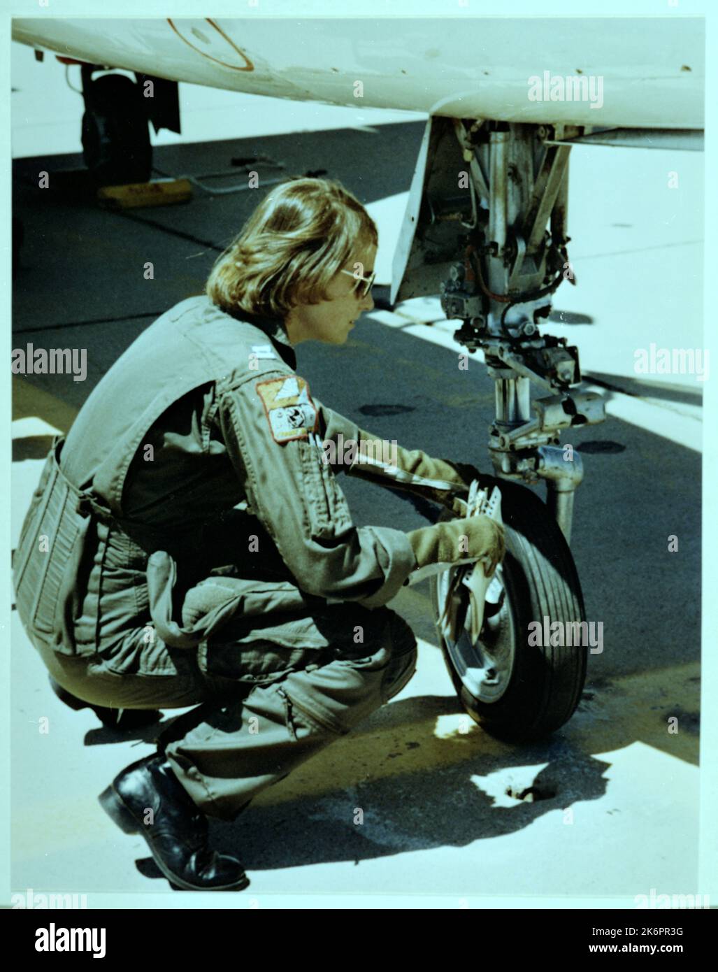 Captain Susan D. Rogers Makes a Preflight Check. Captain Susan D ...