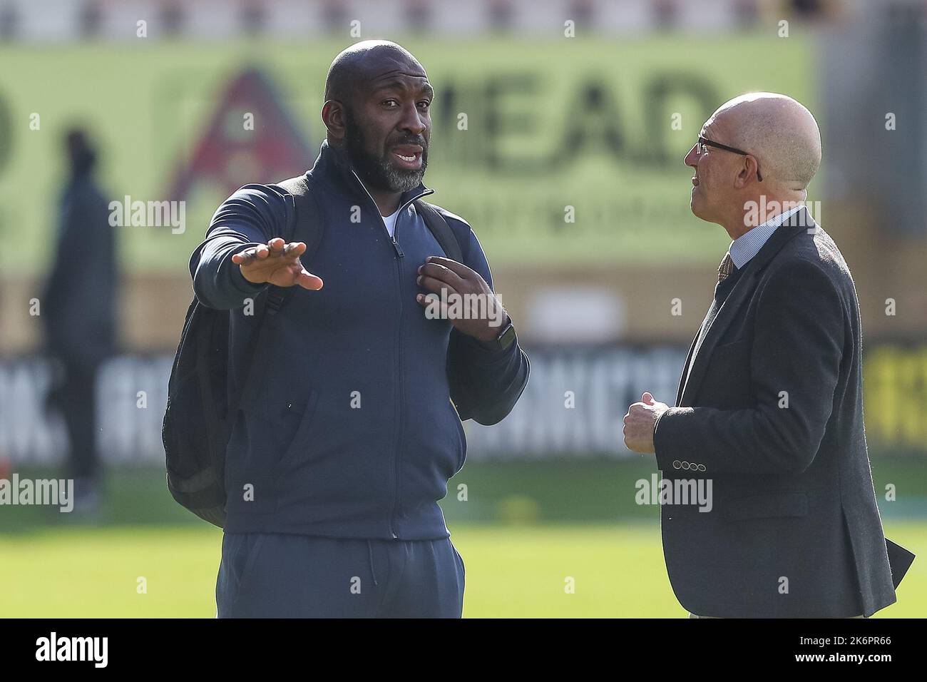 Darren Moore manager of Sheffield Wednesday arrives ahead of the Sky ...