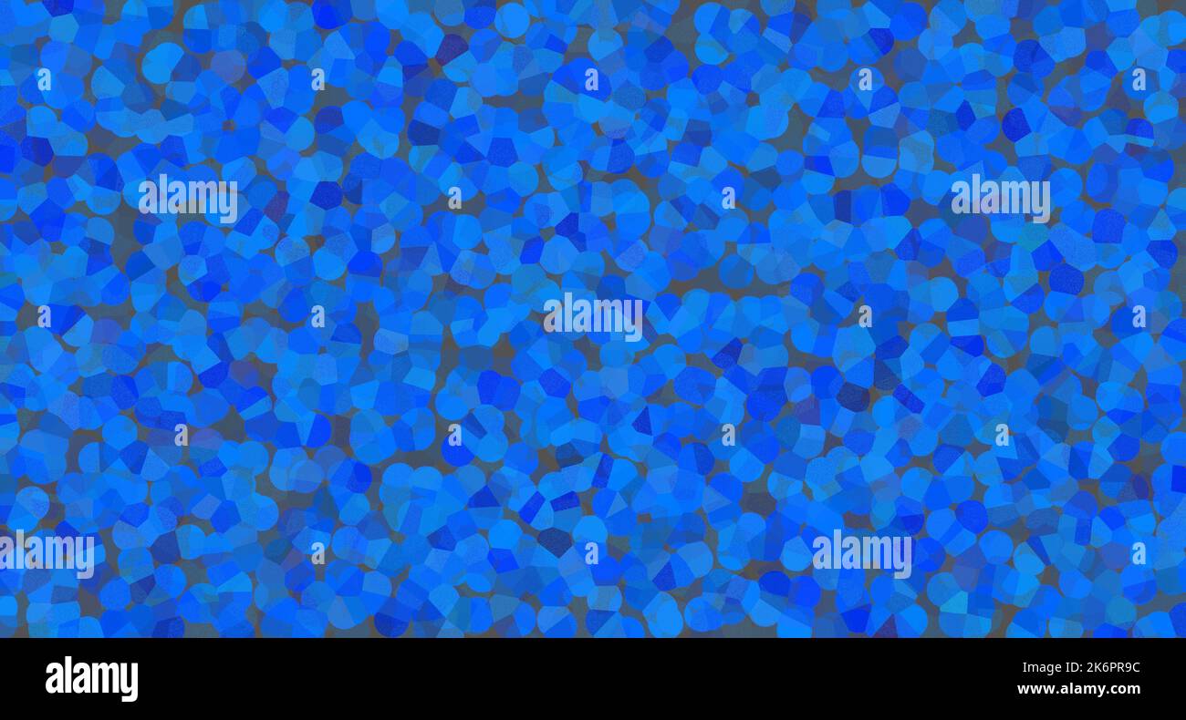 Blue abstract motley mosaic background illustration Stock Photo - Alamy