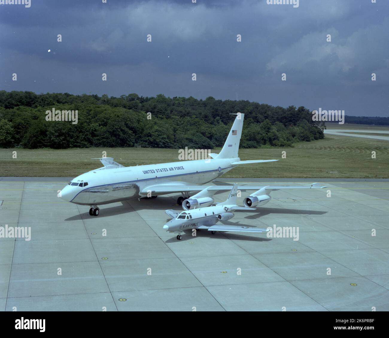 View of C-135C and T-39A. View of C-135C and T-39A. "Andrews AFB, Md ...