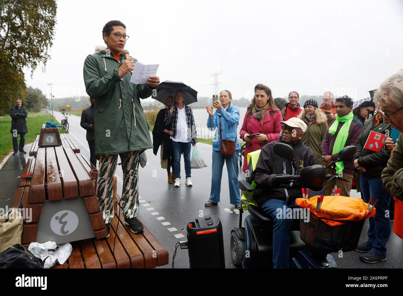 Almere, Netherlands. 15th Oct, 2022. 2022-10-15 13:42:35 ALMERE - Enith ...