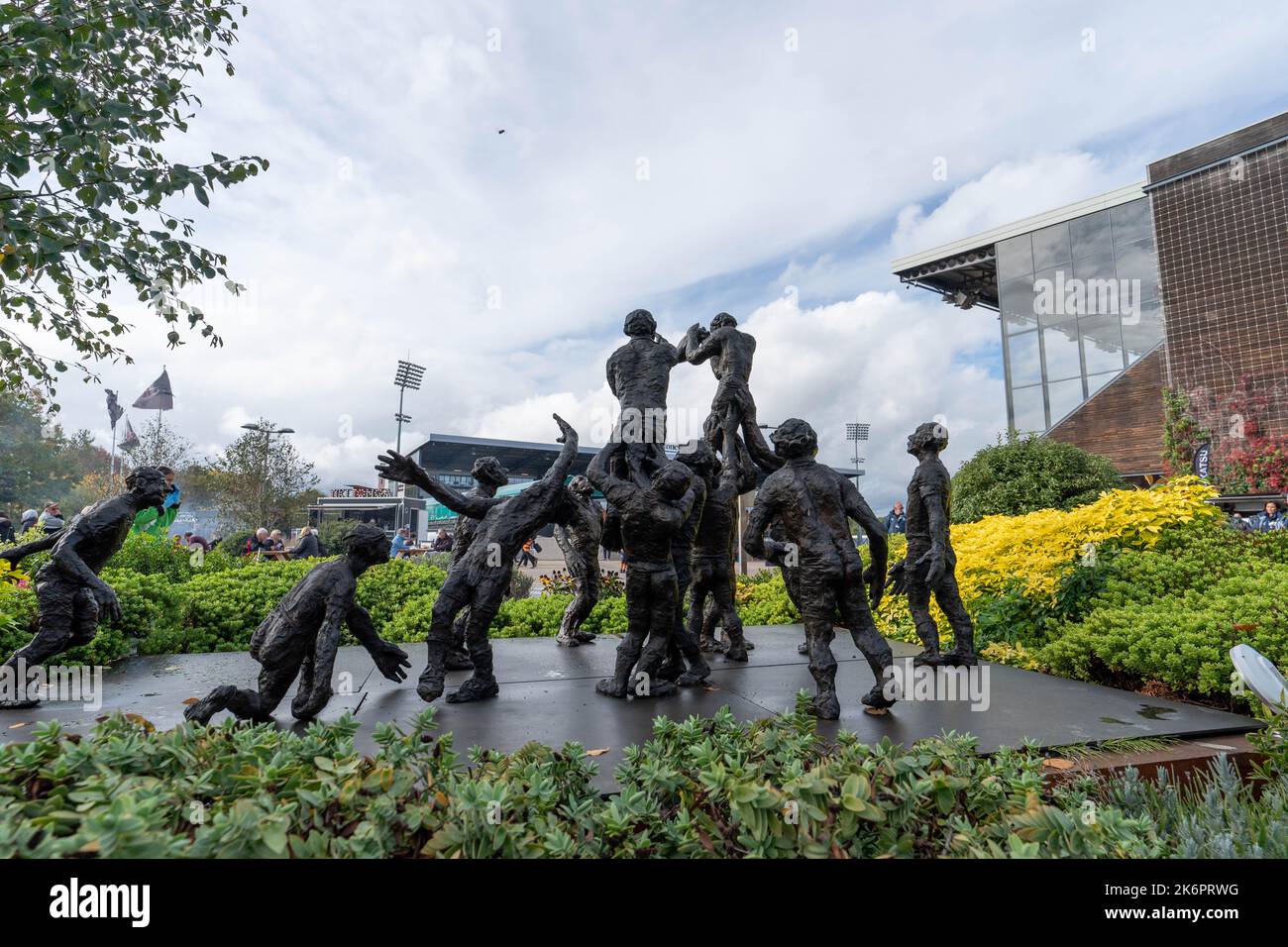 Ground View of the Stones Stadium during the Gallagher Premiership ...