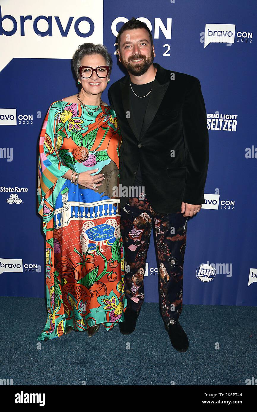 New Jersey, USA. 14th Oct, 2022. Caroline Manzo and son Chris Manzo ...