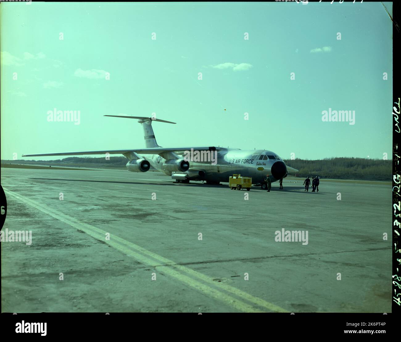 Parked Lockheed C-141 Starlifter on Armed Forces Day at Elmendorf Air ...