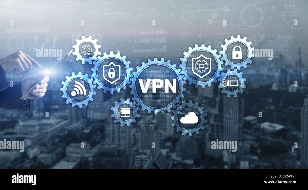 Cybersecurity concept vpn technology hi-res stock photography and ...