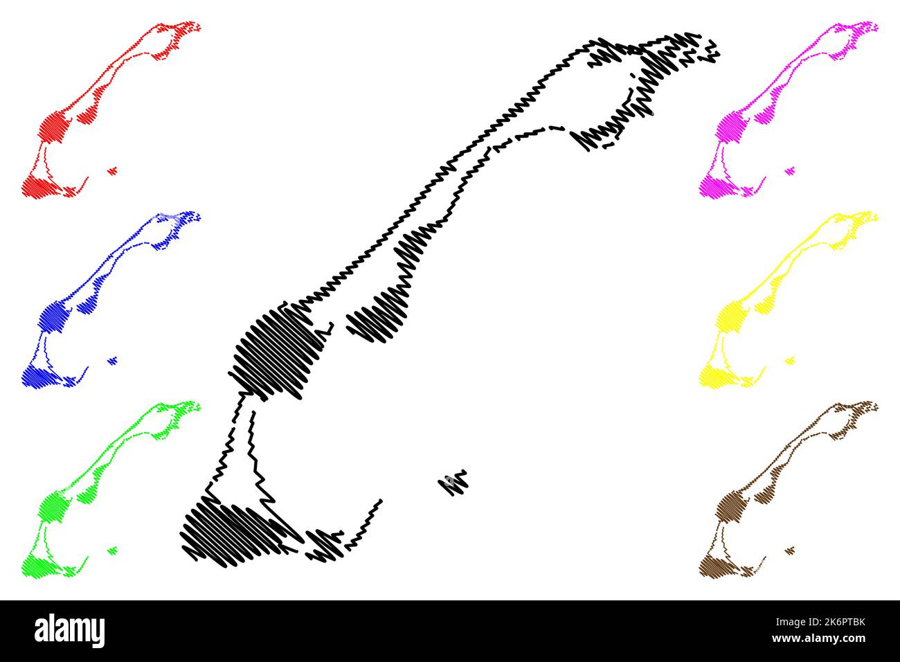 Magdalen islands quebec Stock Vector Images - Alamy