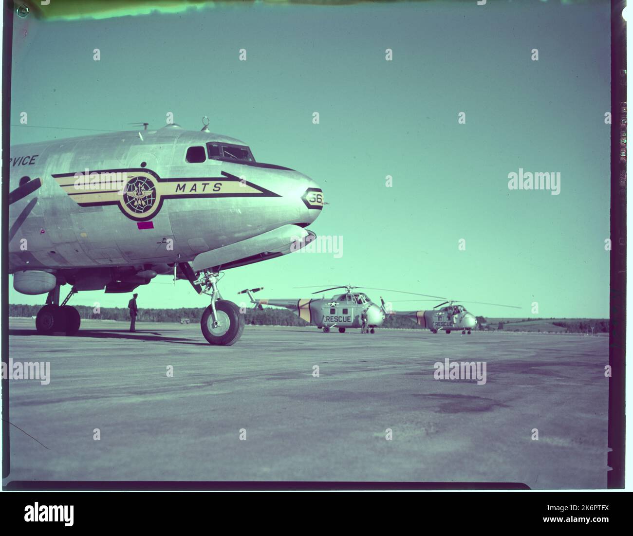 USAF H-19 Helicopters, "Hop-A-Long" and "Whirl-O-Way". USAF H-19 ...