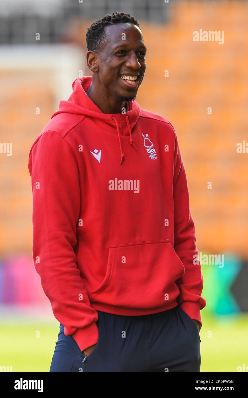 Willy Boly #30 of Nottingham Forest pre match during the Premier League ...