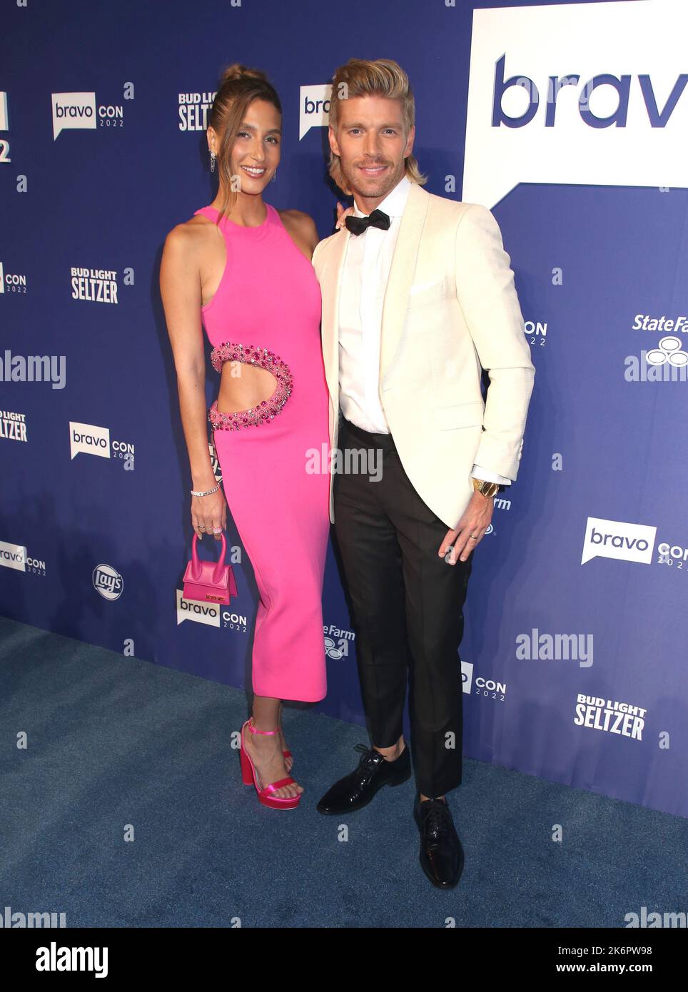 New York, USA. 14th Oct, 2022. Amanda Batula and Kyle Cooke attending ...